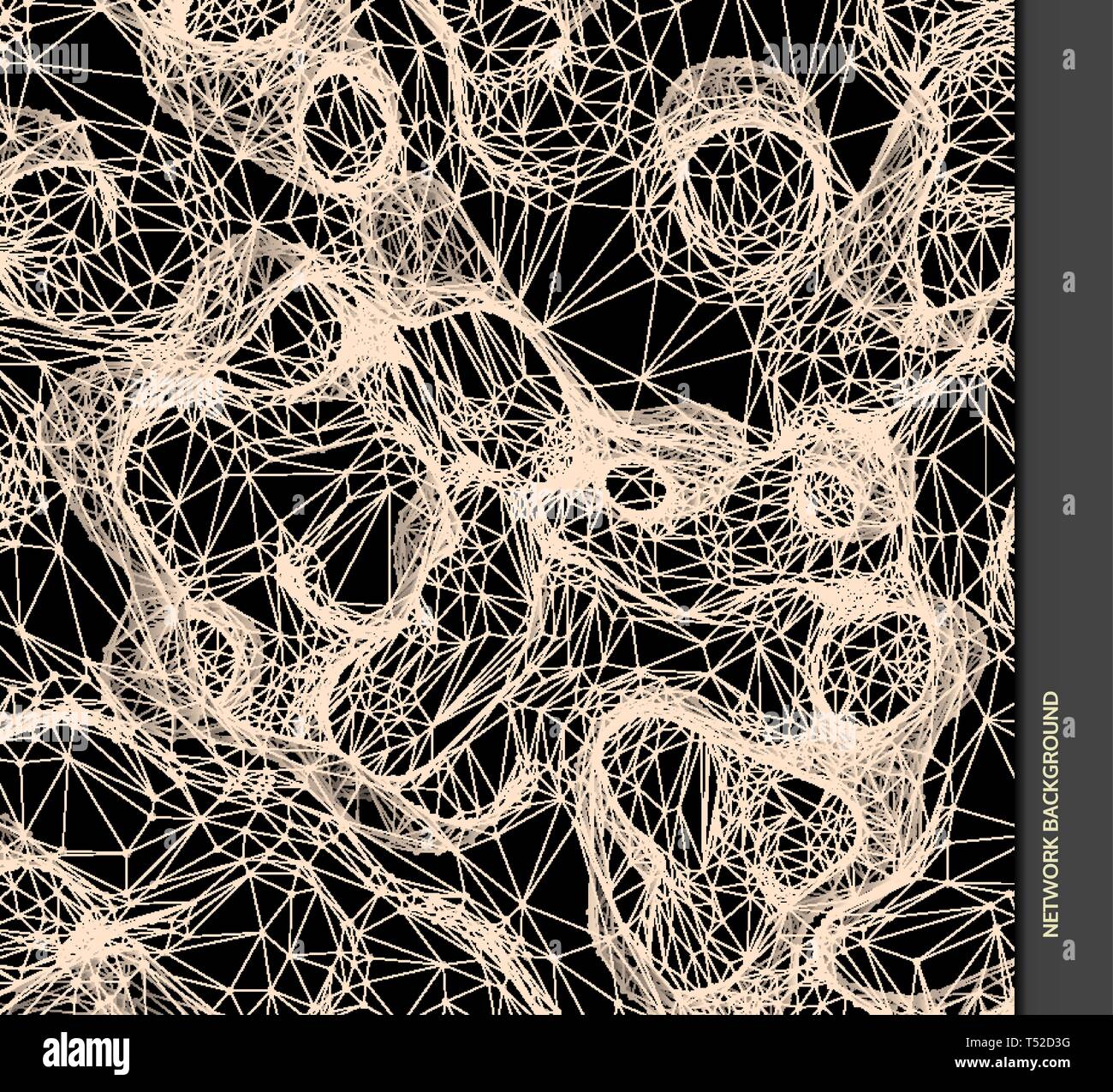 Lattice structure. Science or technology background. Graphic design. 3d ...