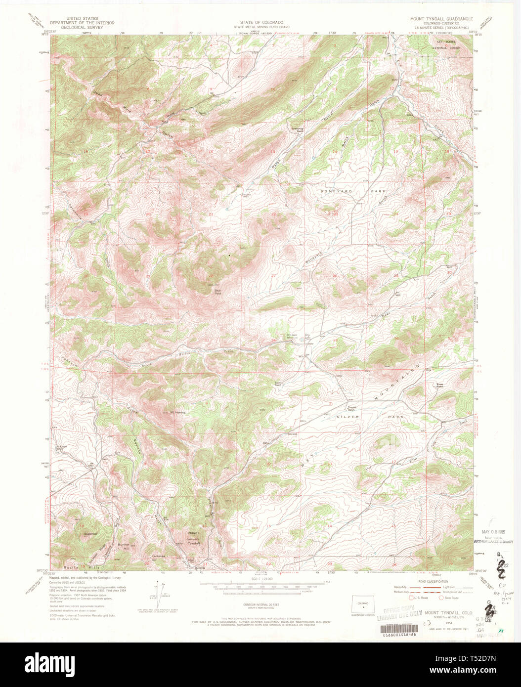 Map of tyndall hi-res stock photography and images - Alamy