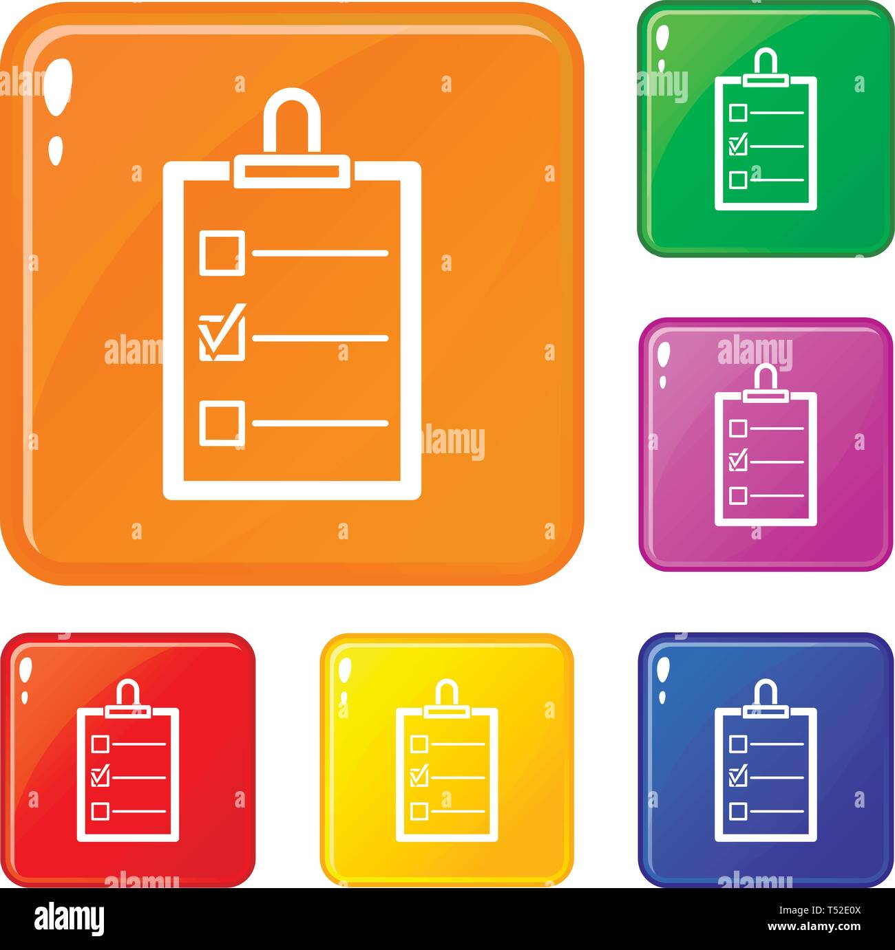 Important message simple icons Stock Vector Images - Alamy