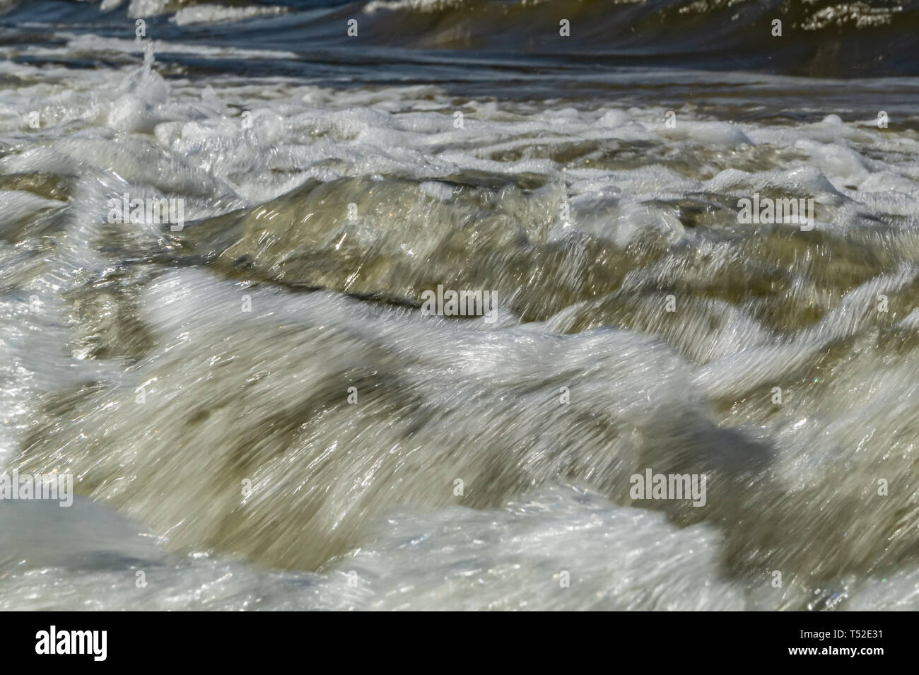 Sea waves close-up with white wave crests Stock Photo - Alamy