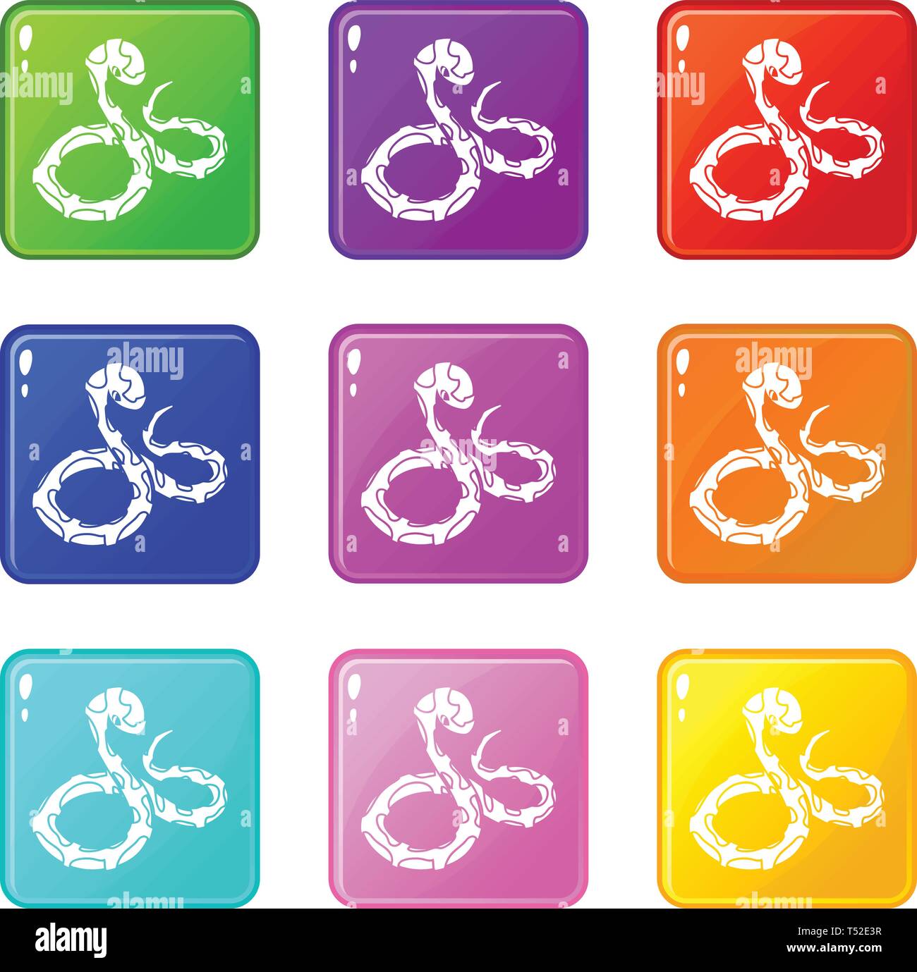 Boa tree snake Stock Vector Images - Alamy