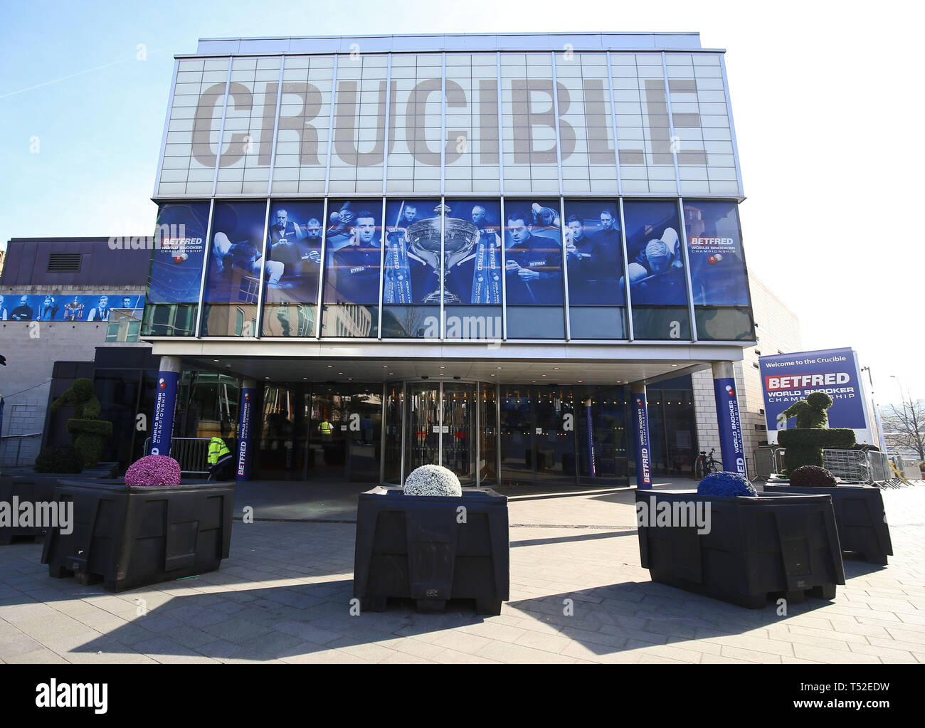 A general view of The Crucible, Sheffield Stock Photo - Alamy