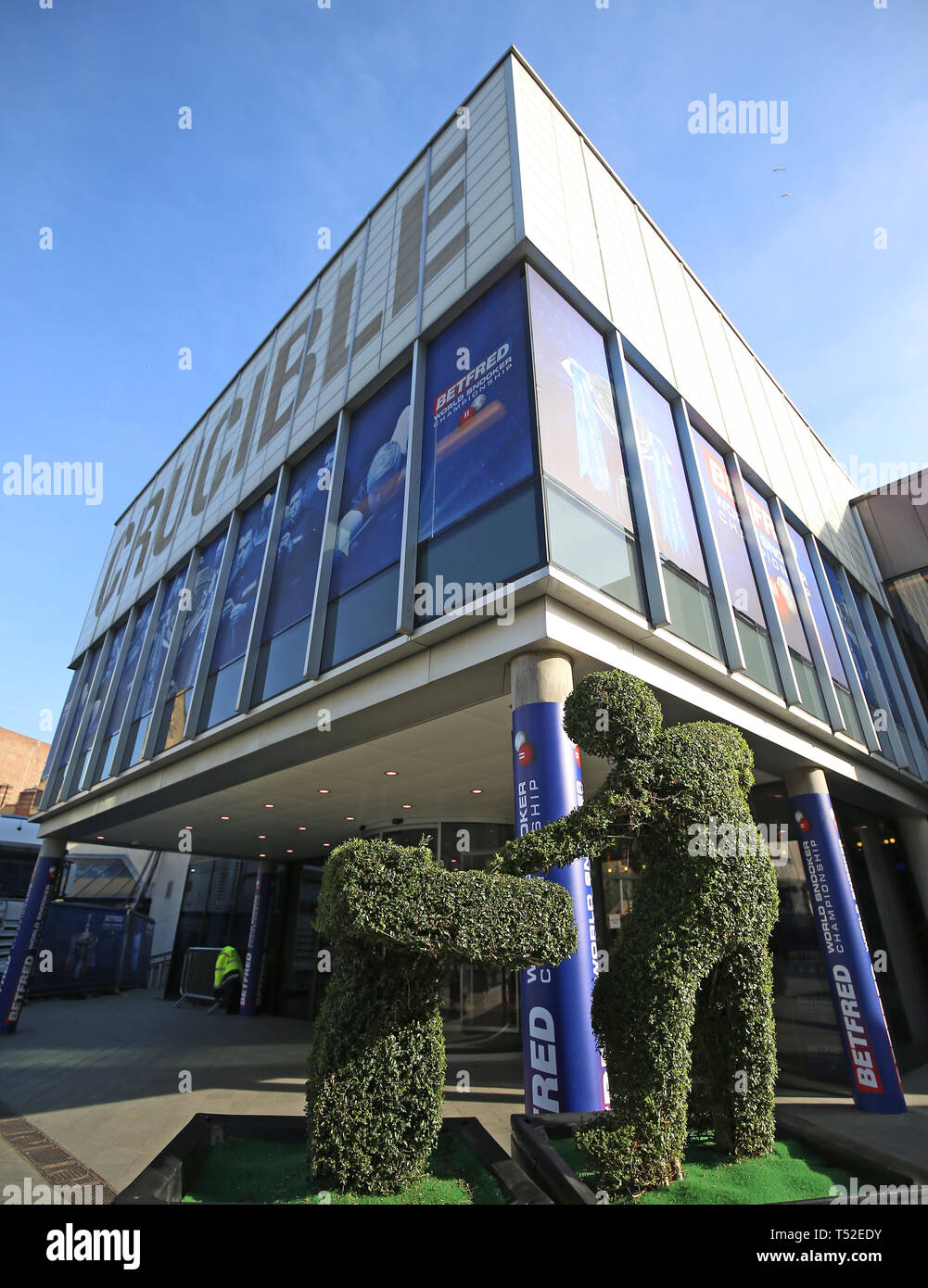 A general view of The Crucible, Sheffield Stock Photo - Alamy
