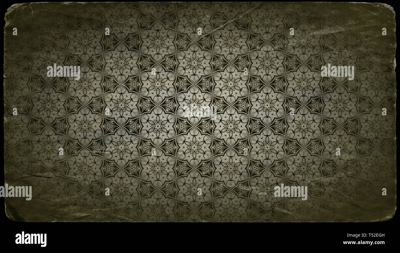 Ornamental Vintage Pattern Background Design Stock Photo - Alamy