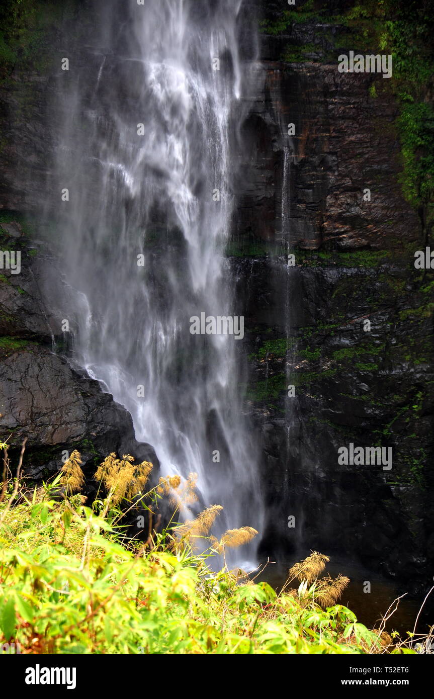 The powerfull DeCho waterfall Stock Photo - Alamy