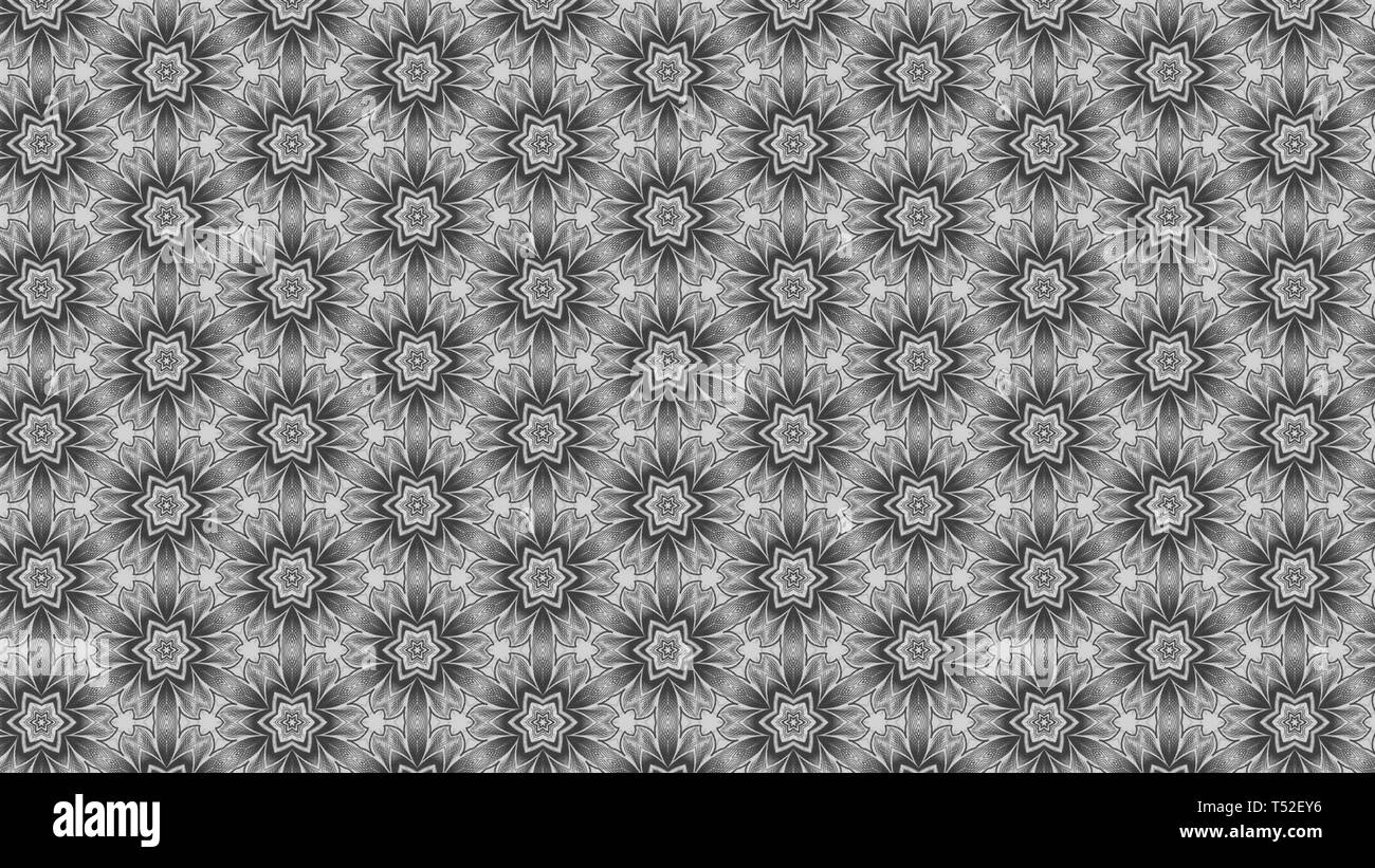 Grey Floral Pattern Background Stock Photo - Alamy
