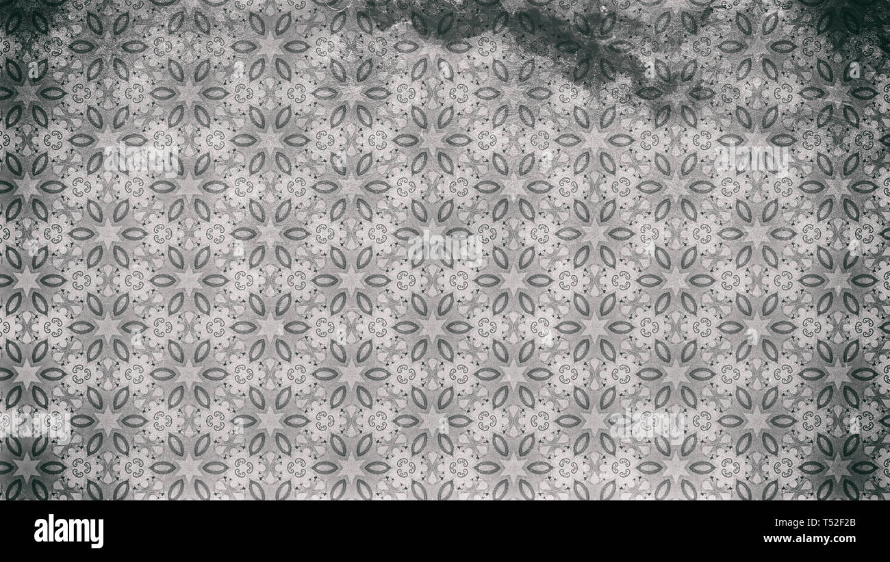 Gray Vintage Ornamental Pattern Wallpaper Stock Photo - Alamy