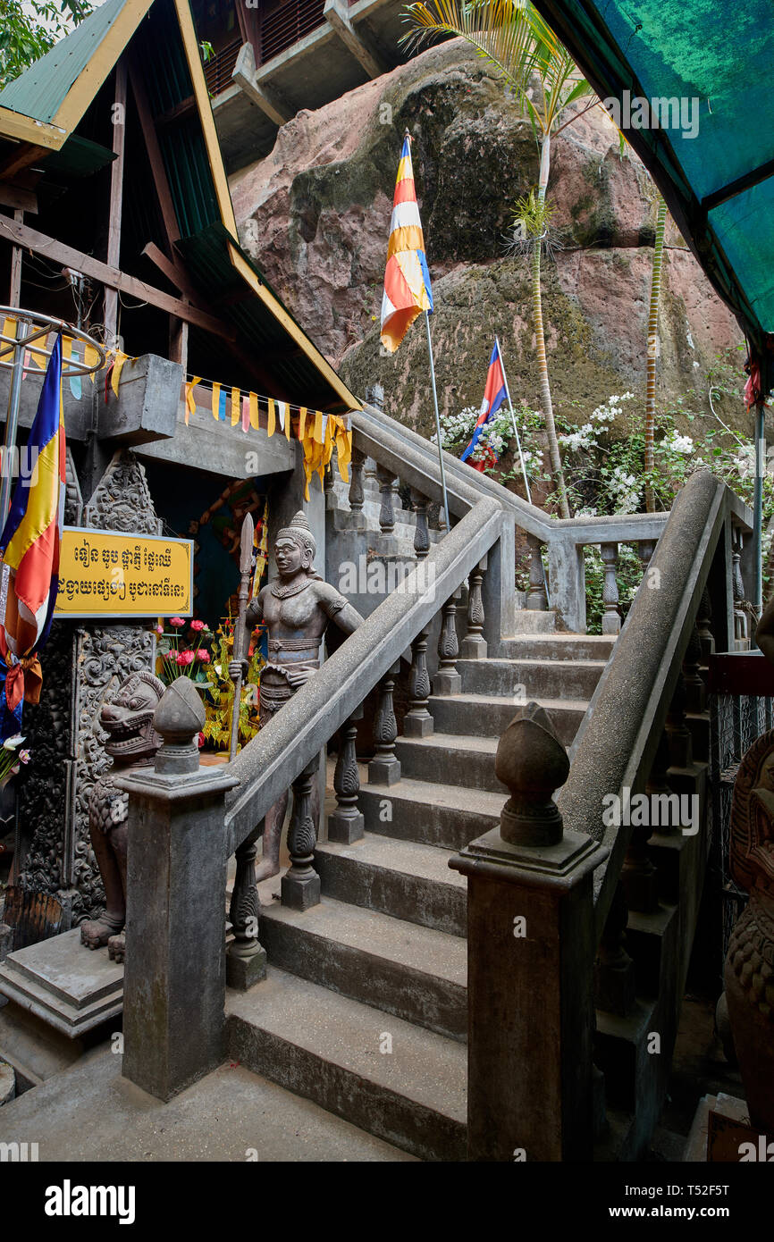 Preah Ang Thom Pagoda, Cambodia Stock Photo - Alamy