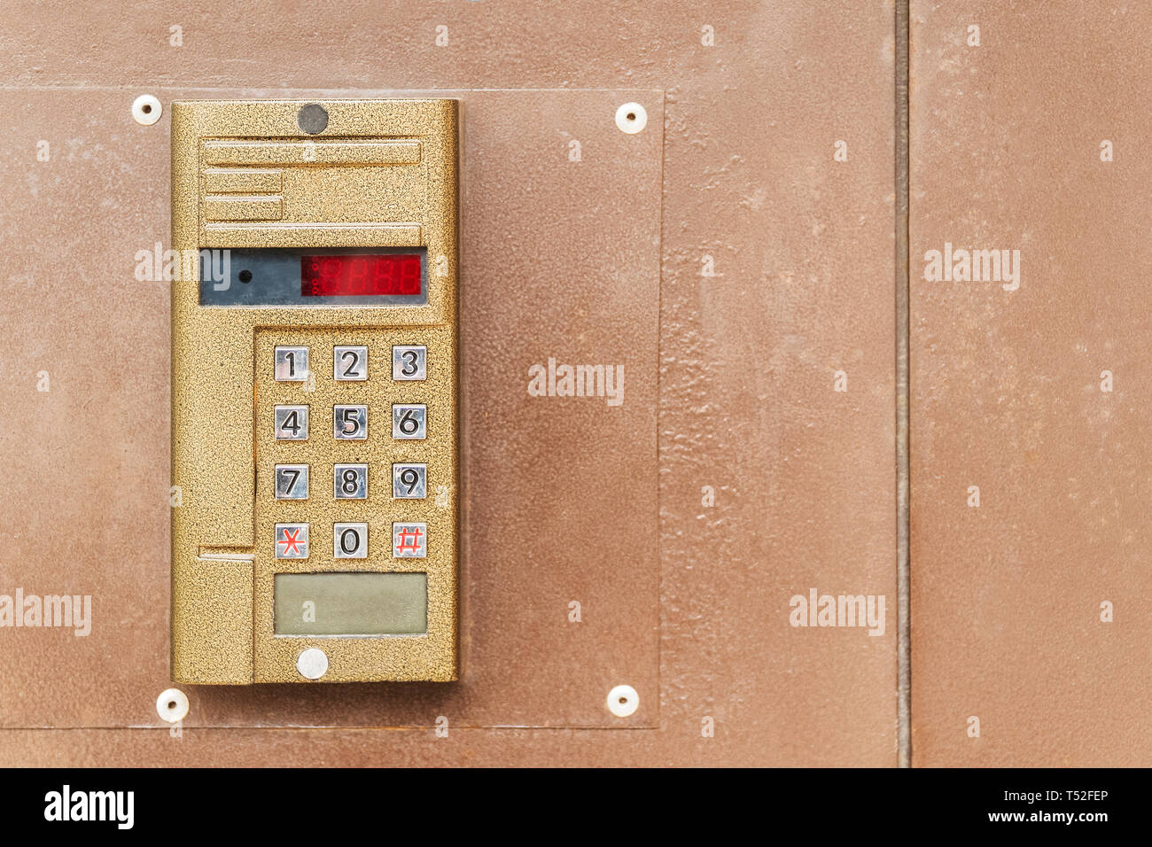 Old home security control panel hi-res stock photography and images - Alamy