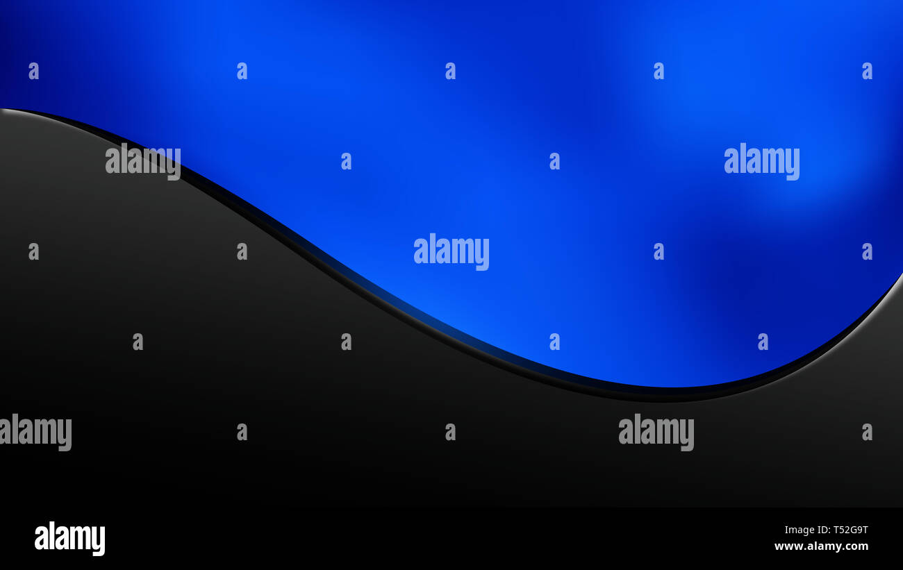 Cool Blue Wave Business Background Stock Photo - Alamy