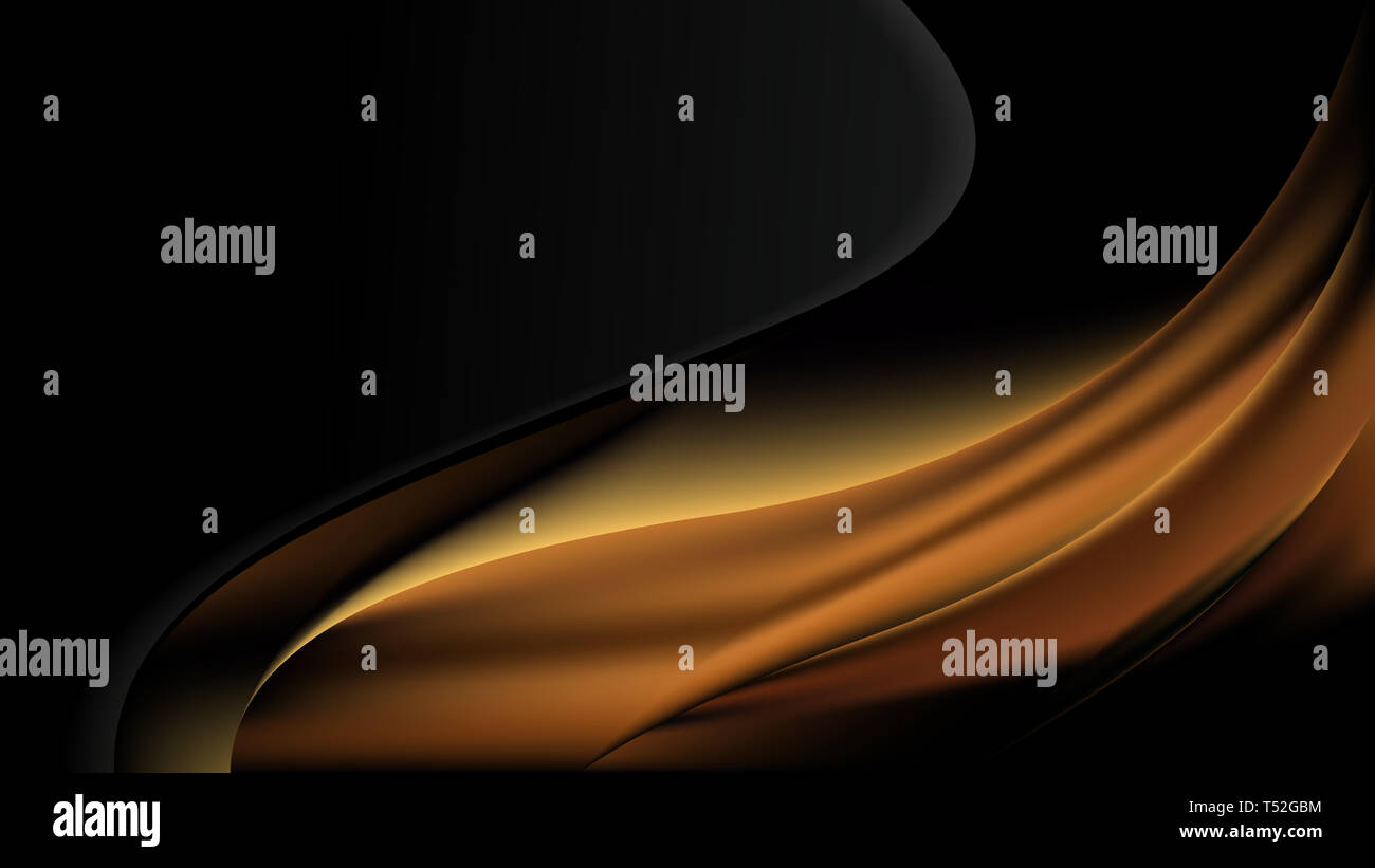 Abstract Cool Brown Wave Business Background Design Template Stock ...
