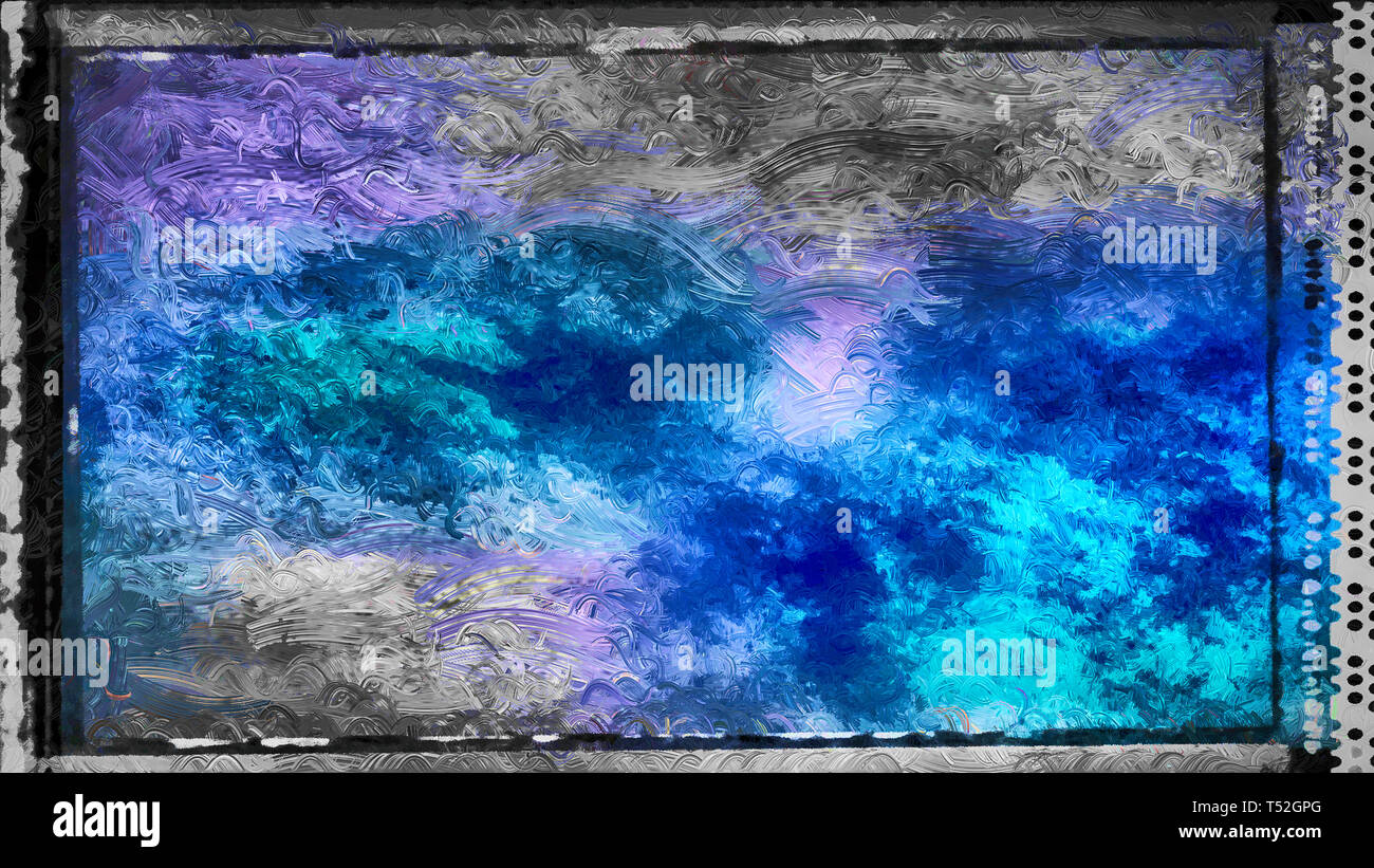 Abstract Black and Blue Glass Effect Paint Background Stock Photo - Alamy