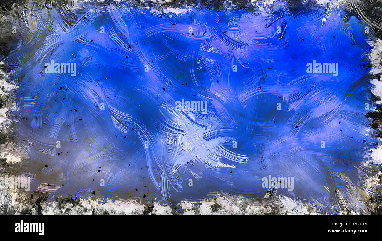 Abstract Dark Blue Glass Effect Paint Background Stock Photo - Alamy