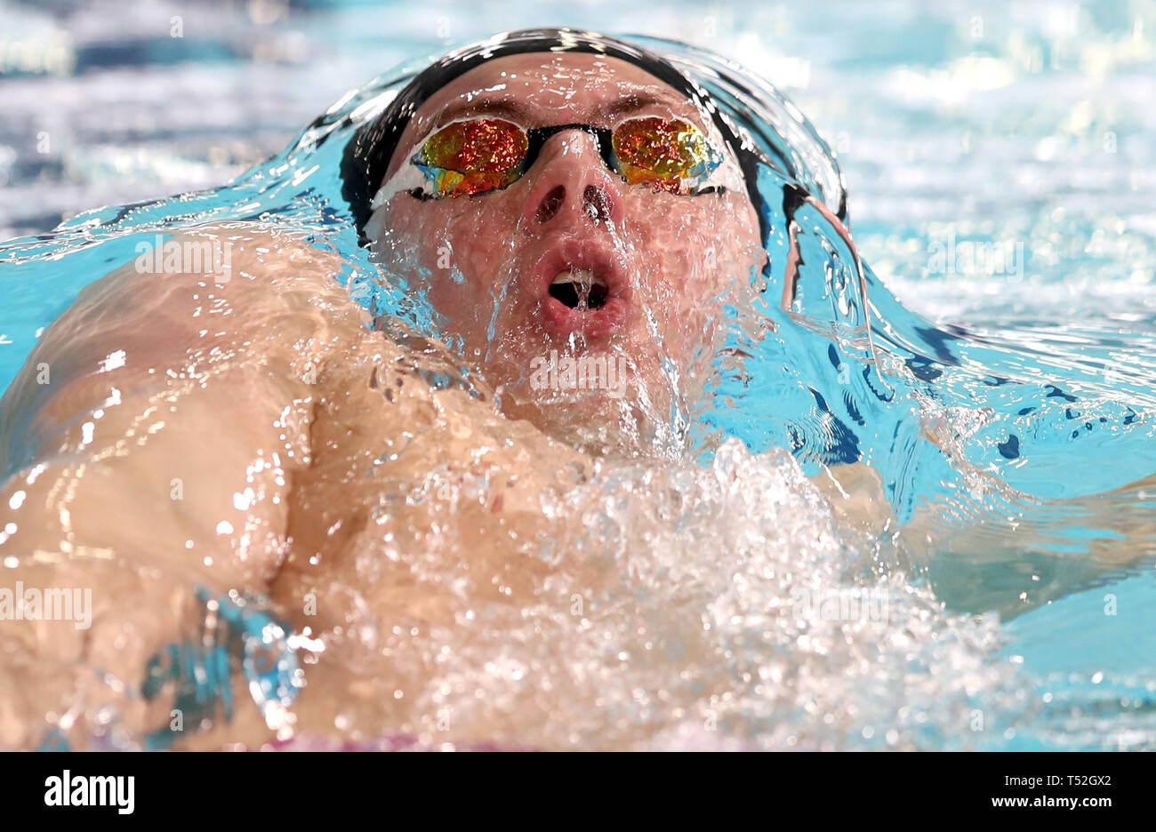 Adam Wilson in the heats of the Mens Open 200m Individual Medley during ...