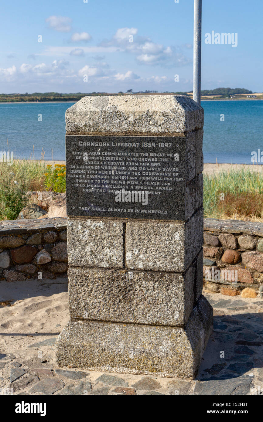 Carnsore Lifeboat 1859-1897 memorial, Carne Beach, Co Wexford, Ireland ...