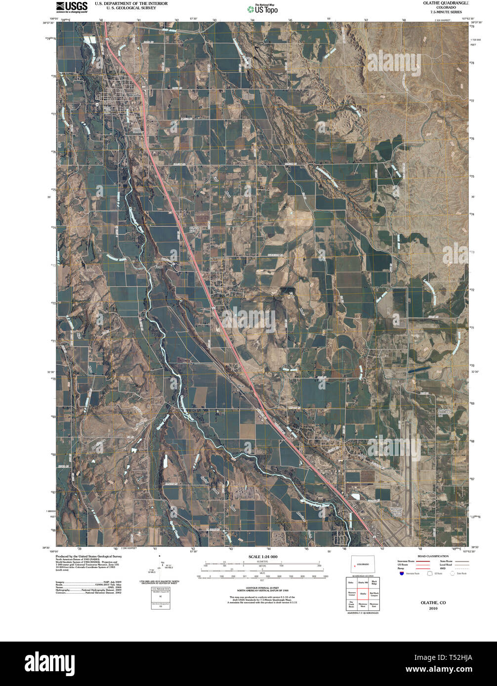 Olathe map hi-res stock photography and images - Alamy