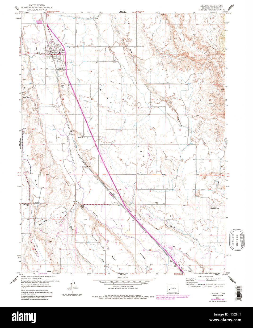 Map of olathe hi-res stock photography and images - Alamy