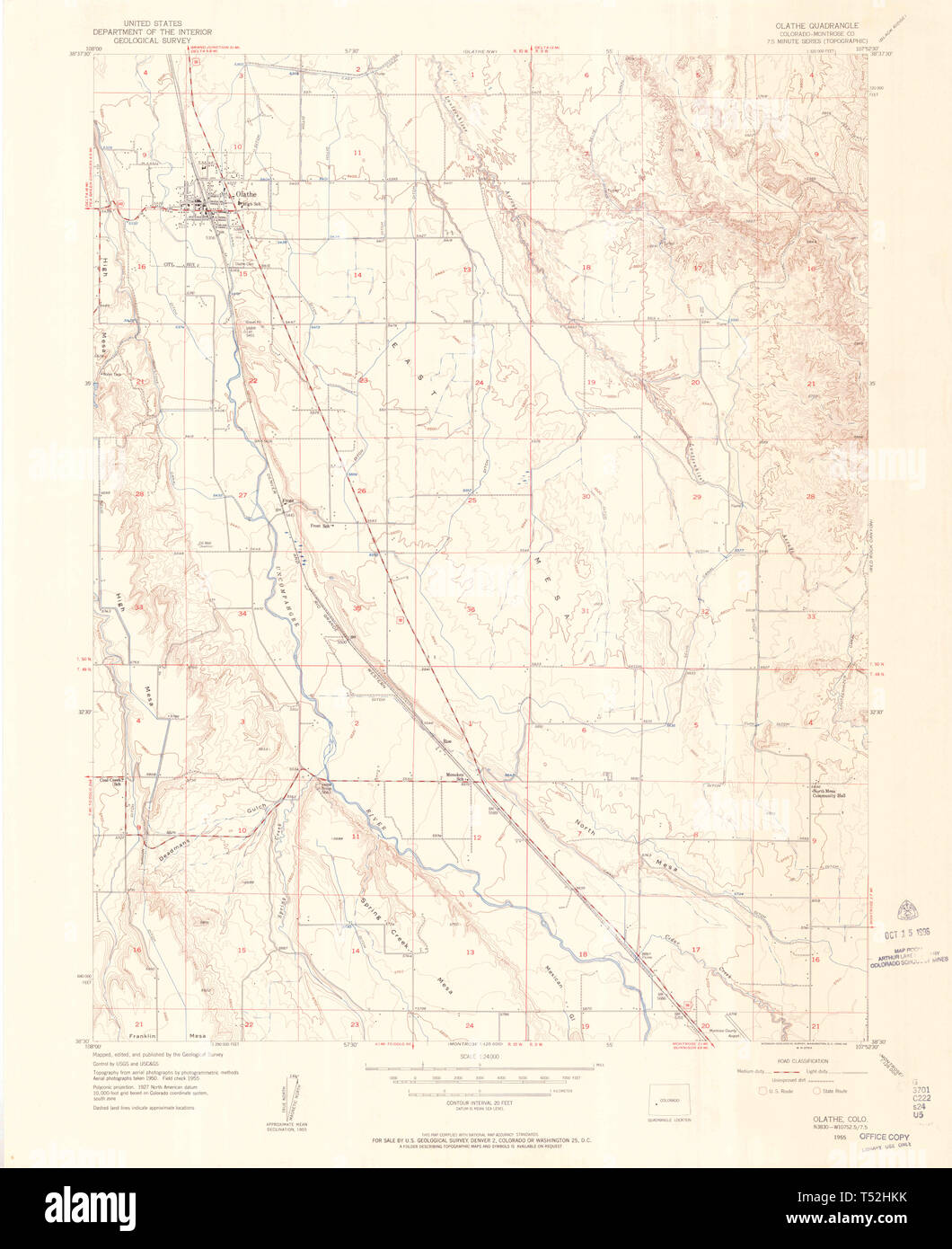 Olathe map hi-res stock photography and images - Alamy