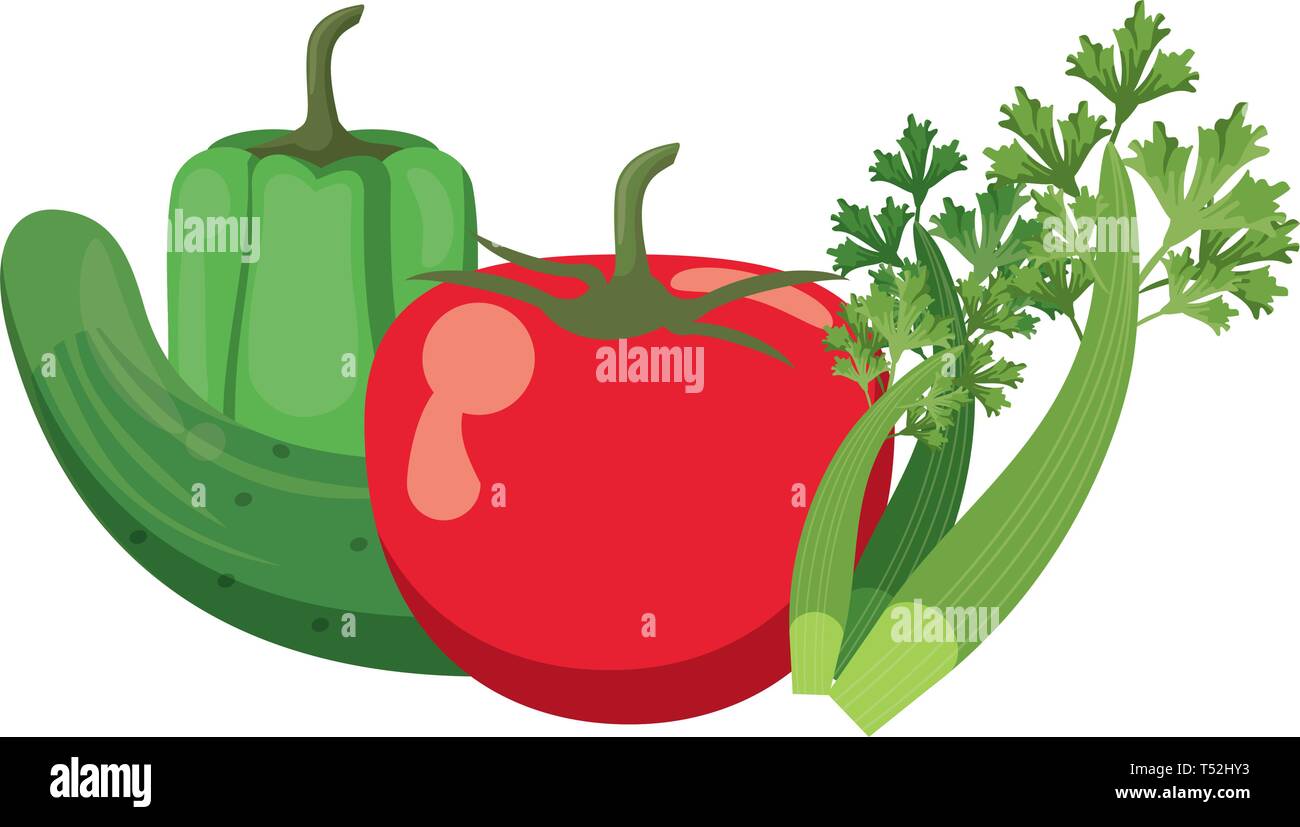 Fresh vegetables cartoon Stock Vector Image & Art - Alamy