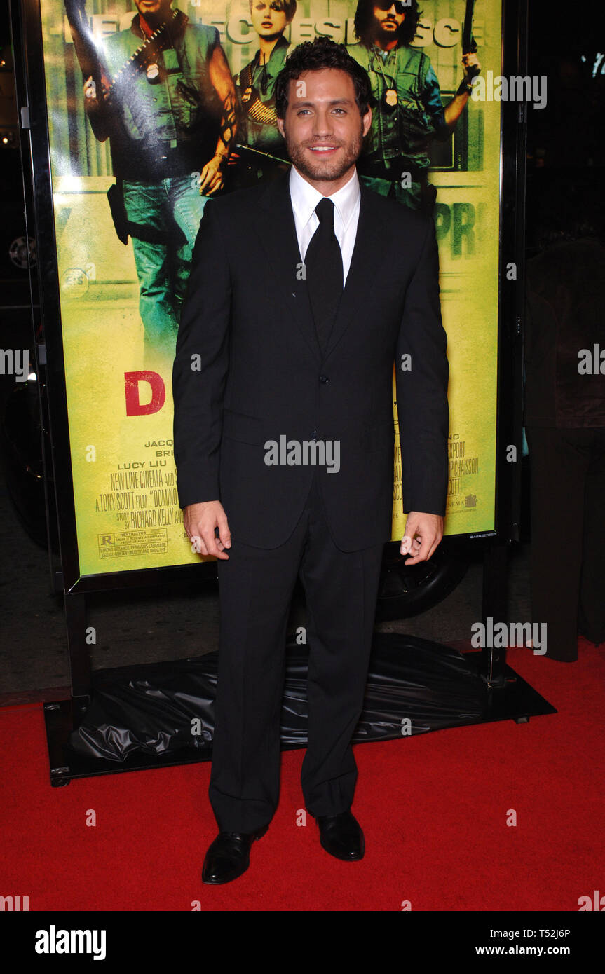 LOS ANGELES, CA. October 11, 2005: Actor EDGAR RAMIREZ at the Los ...