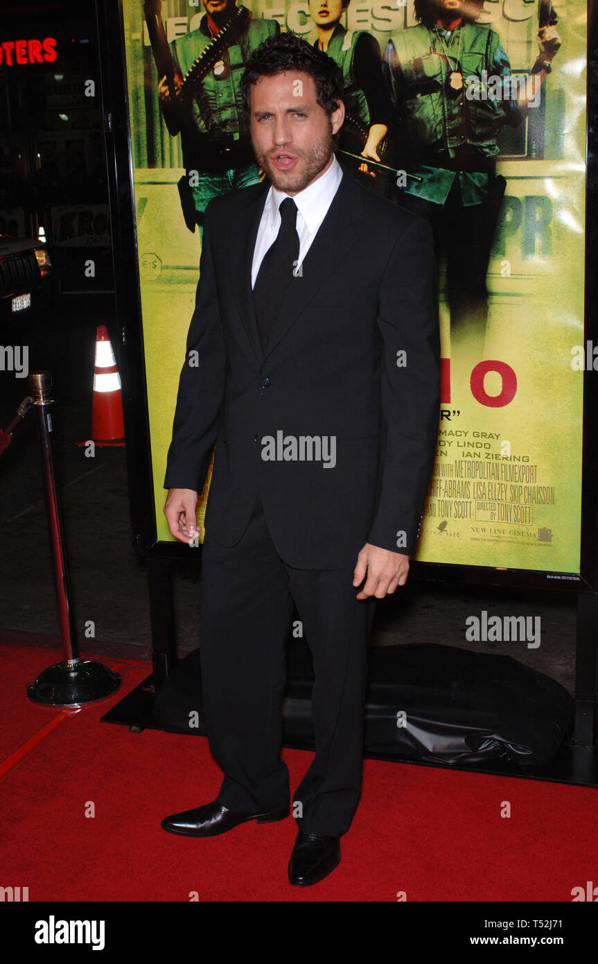 LOS ANGELES, CA. October 11, 2005: Actor EDGAR RAMIREZ at the Los ...