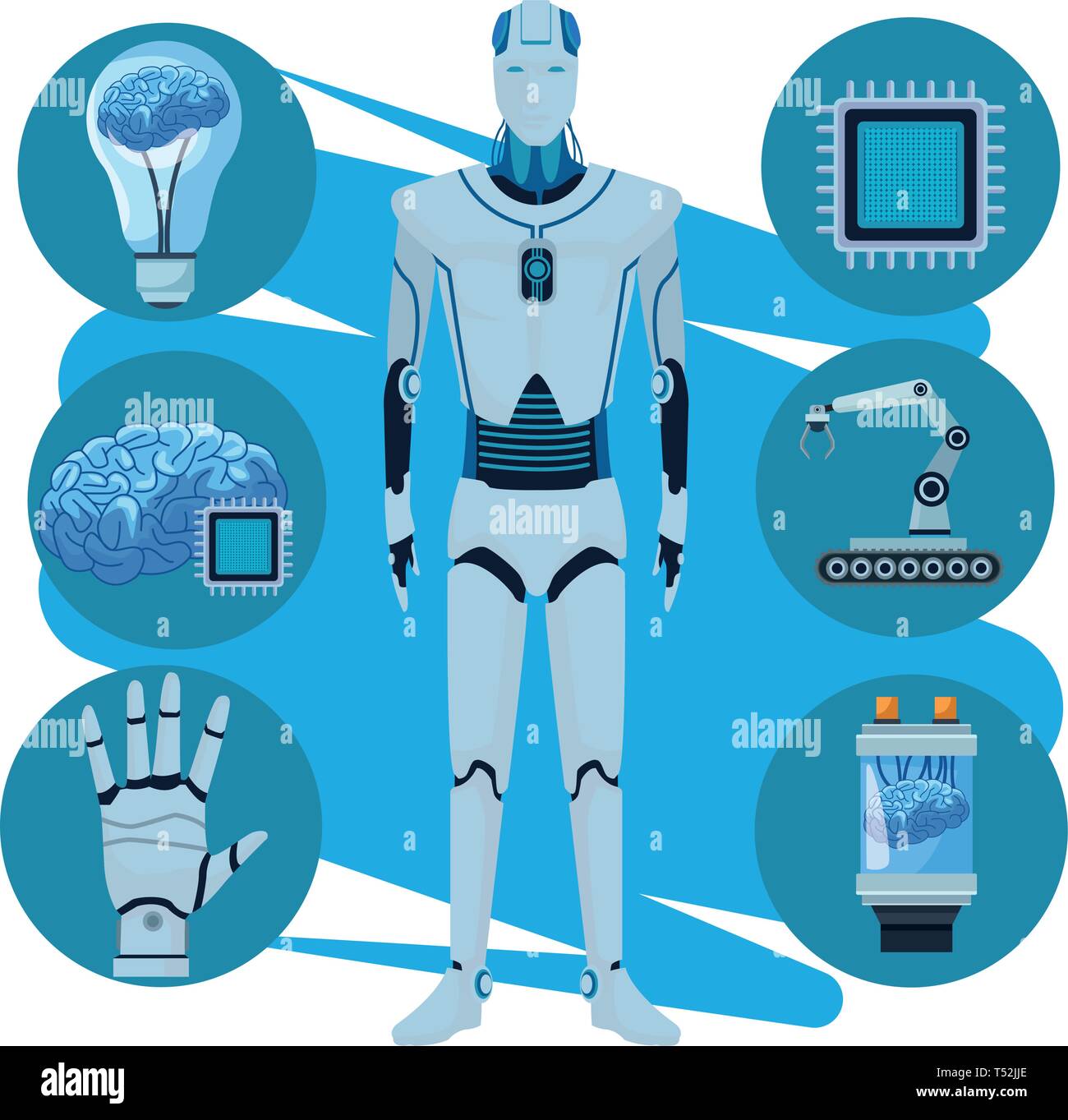 humanoid robot avatar Stock Vector Image & Art - Alamy