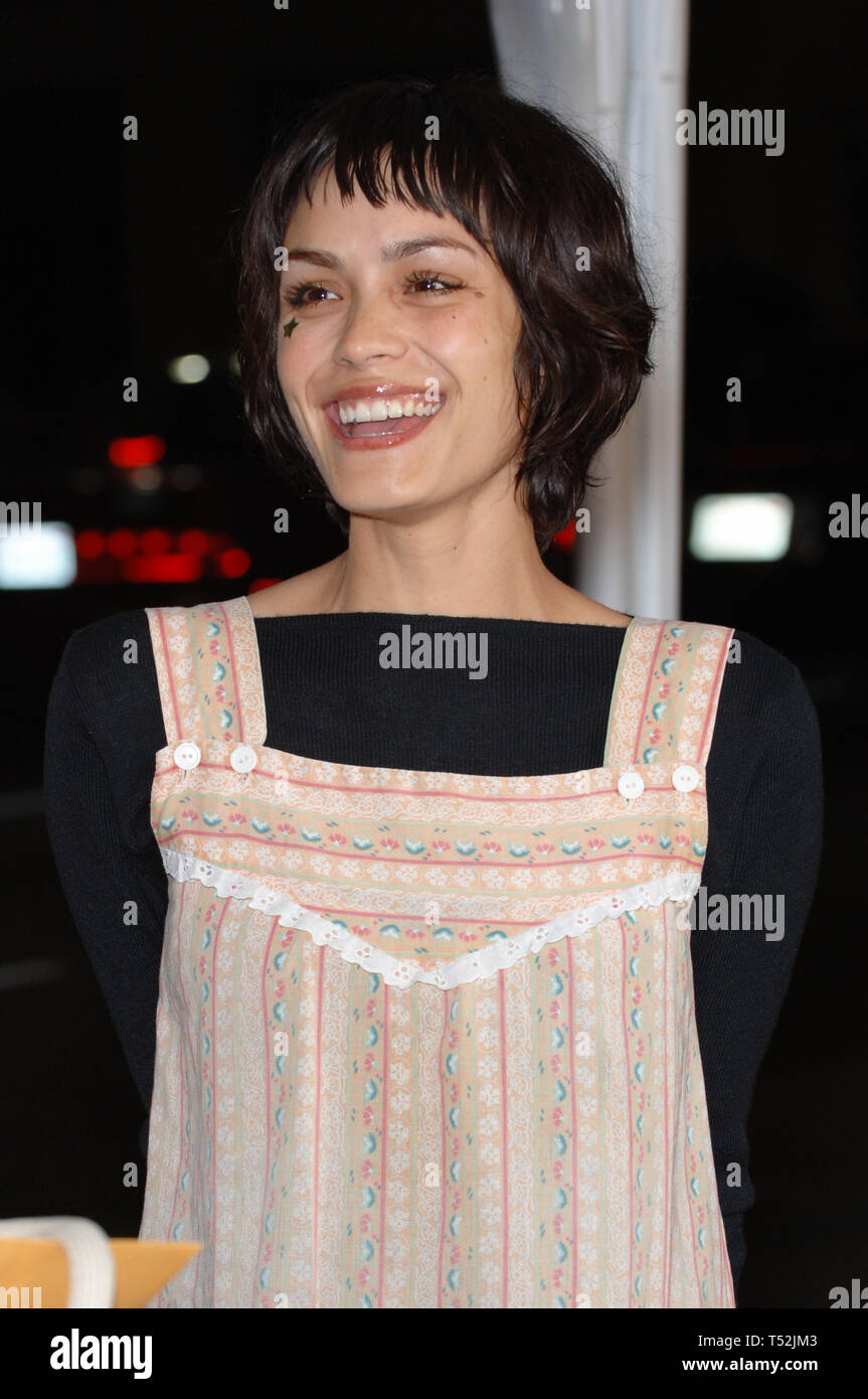 LOS ANGELES, CA. October 18, 2005: Actress SHANNYN SOSSAMON at the Hollywood premiere of her new ...