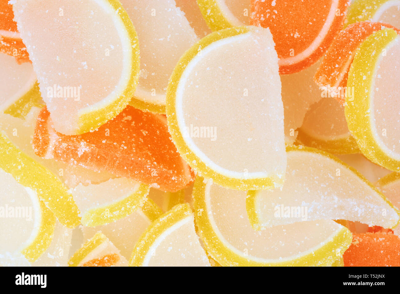 many Multicolor Fruit Jelly Stock Photo - Alamy