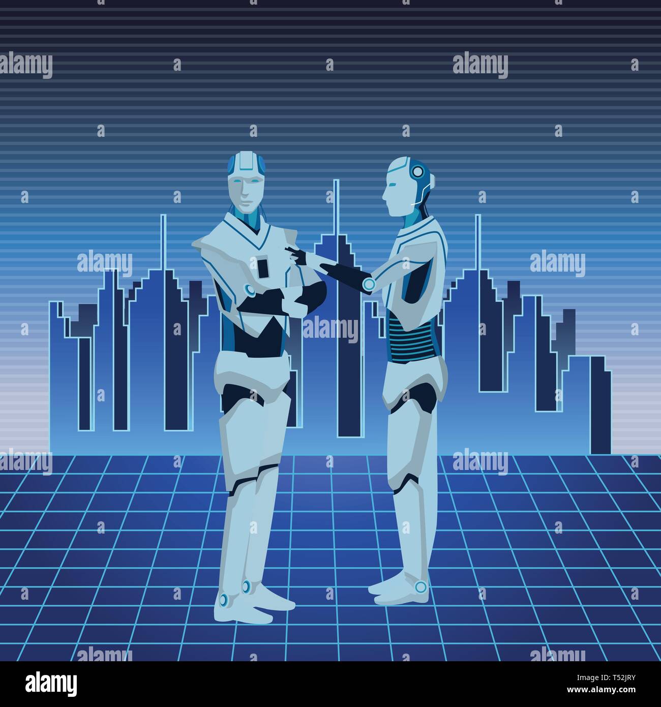 humanoid robots avatar Stock Vector Image & Art - Alamy