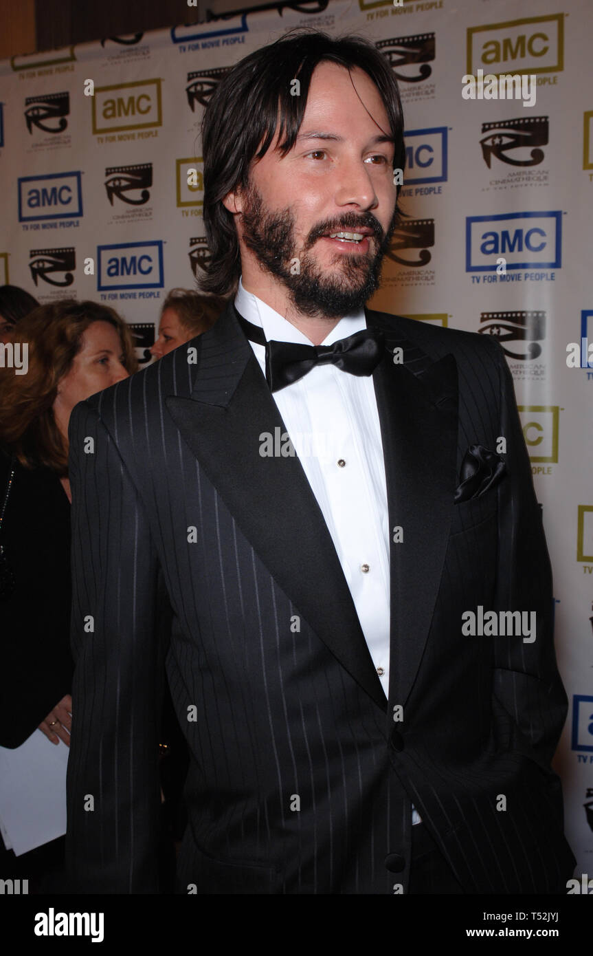 LOS ANGELES, CA. October 21, 2005: Actor KEANU REEVES at the 20th ...