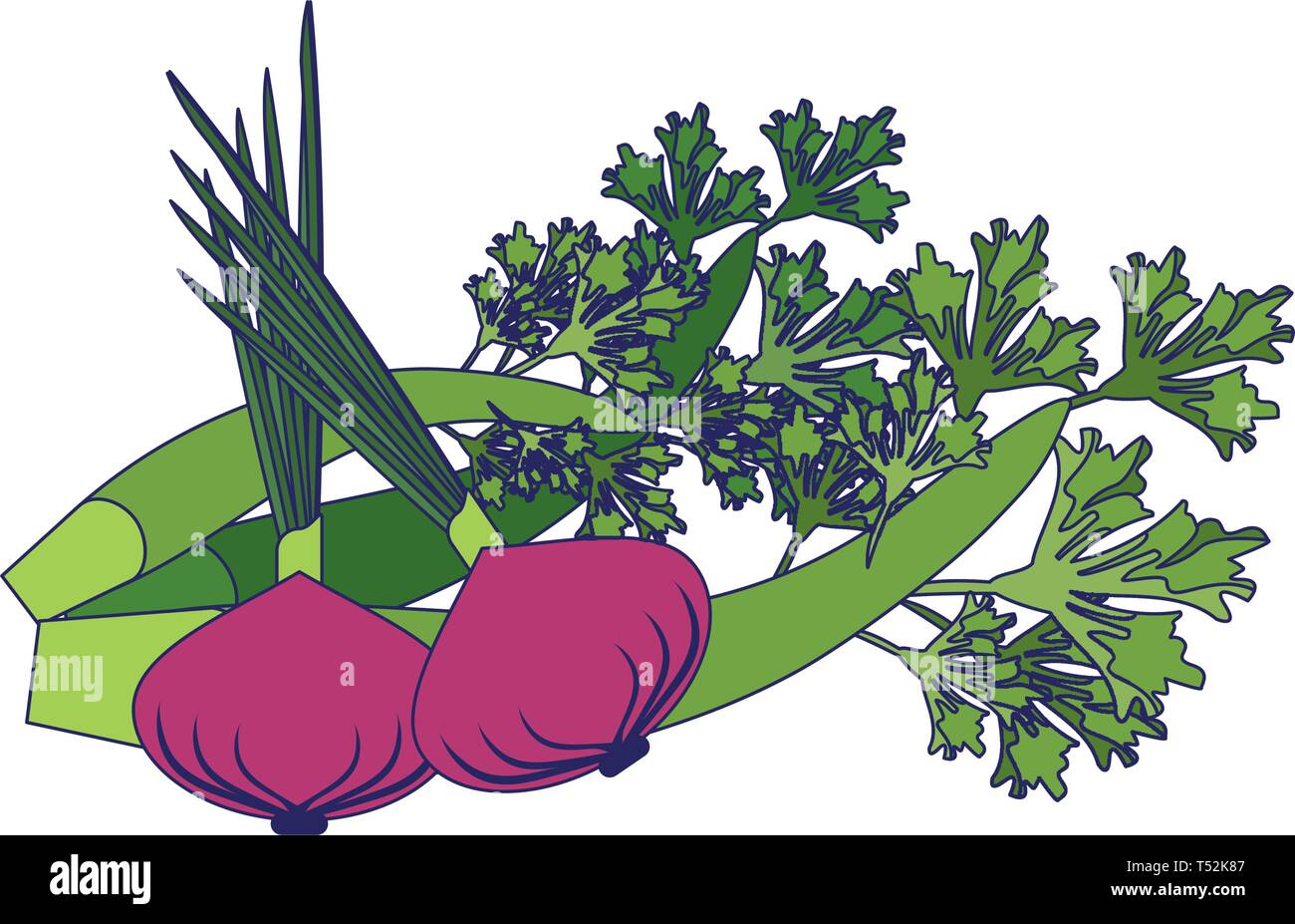 Fresh vegetables cartoon Stock Vector Image & Art - Alamy