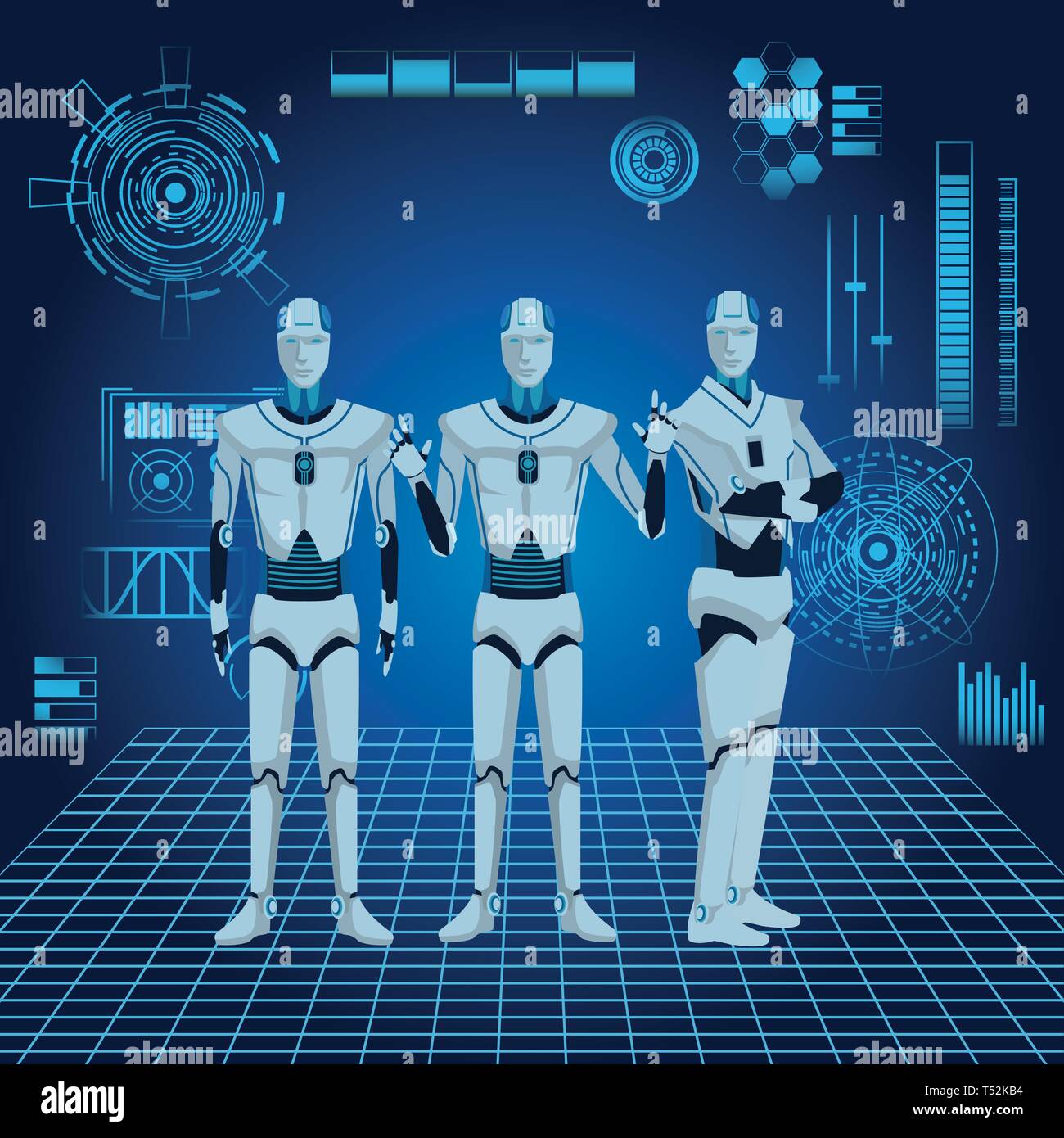 humanoid robots avatar Stock Vector Image & Art - Alamy