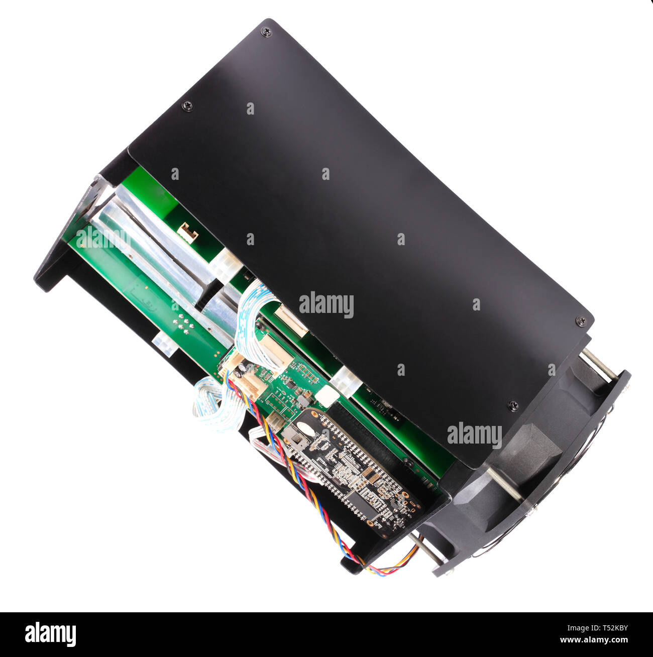 electronic device isolated on white background Stock Photo - Alamy