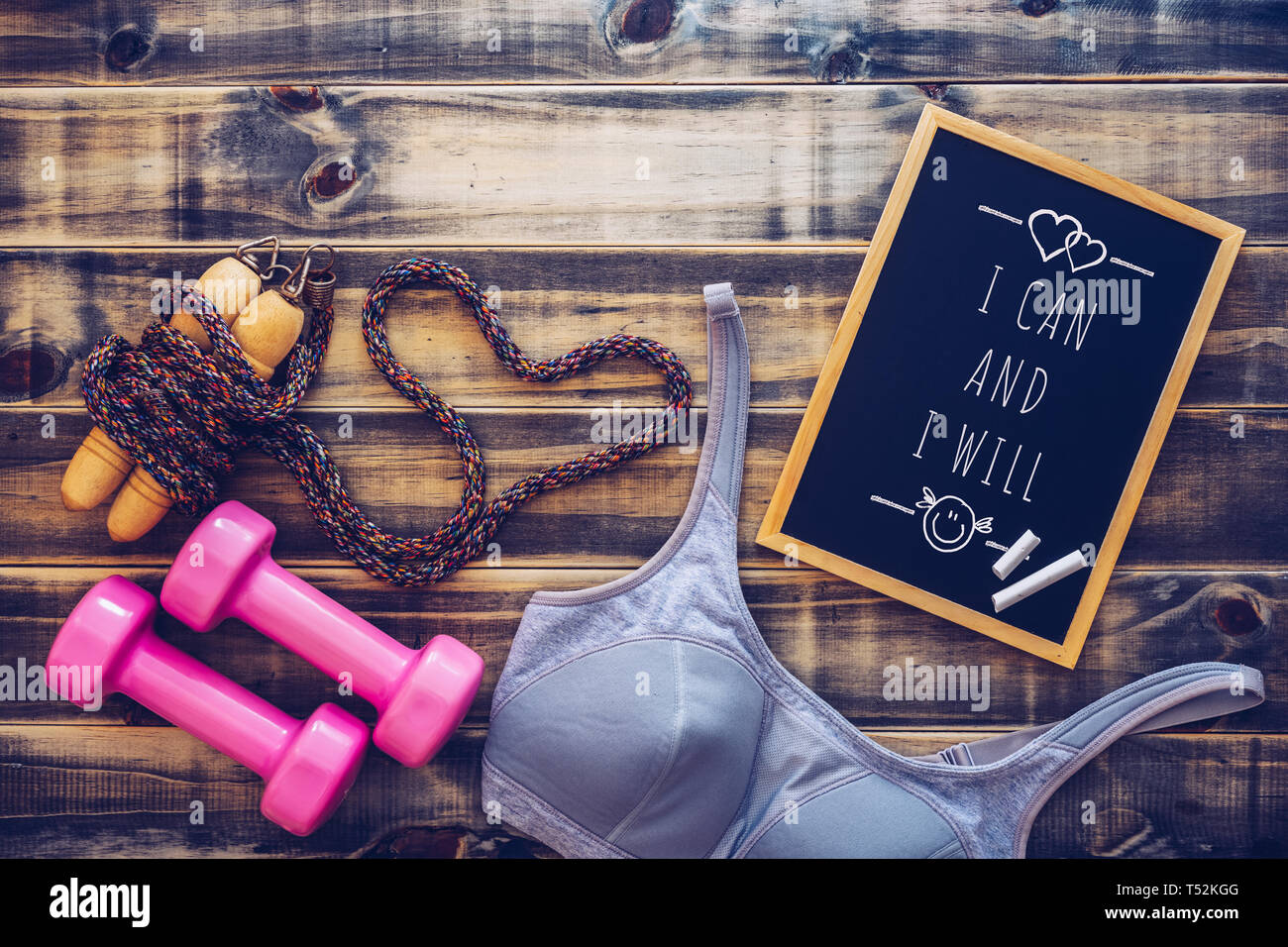 Fitness and healthy active lifestyle background concept. Training ...