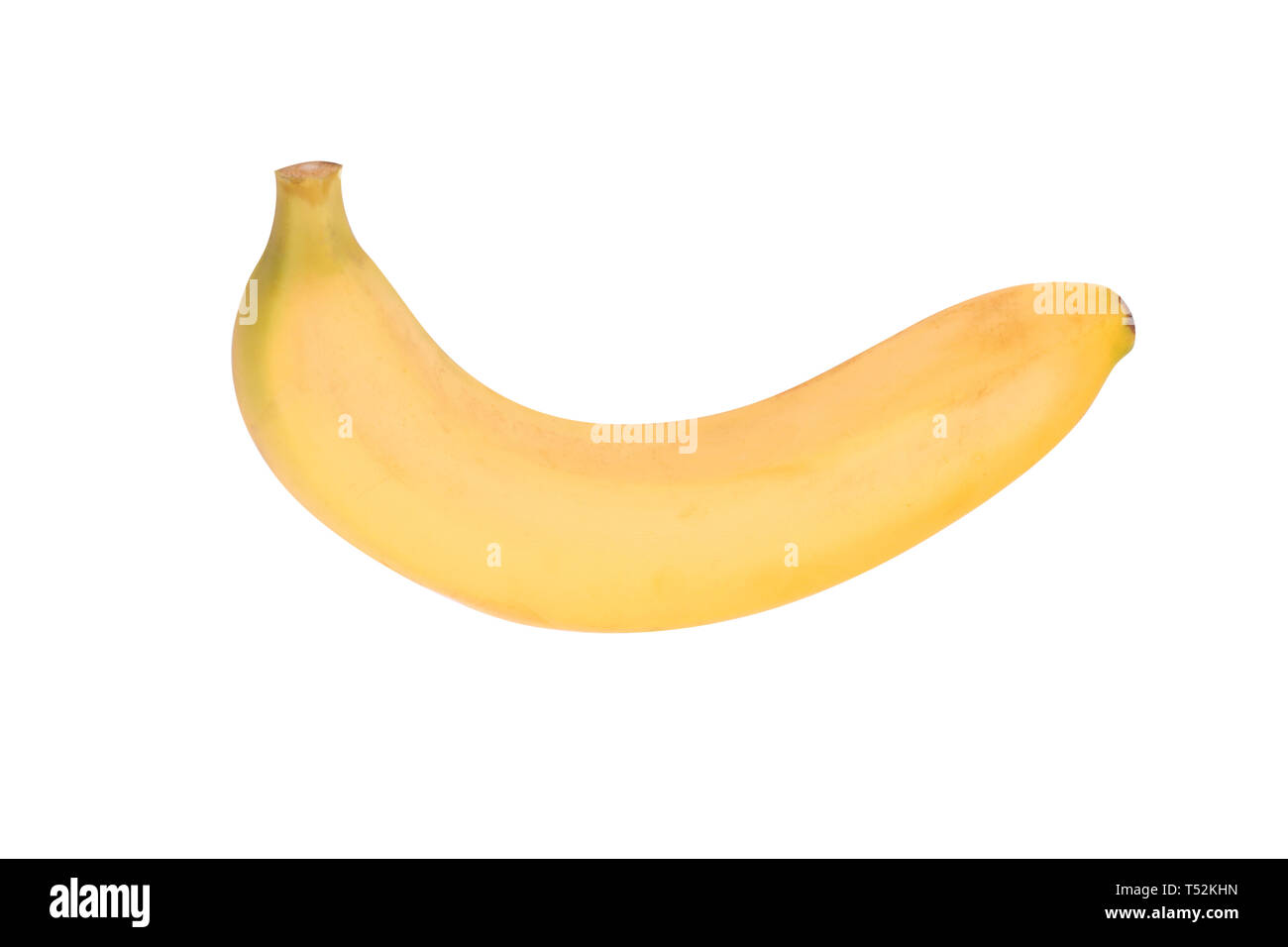 Yellow Banana Isolated Stock Photo - Alamy