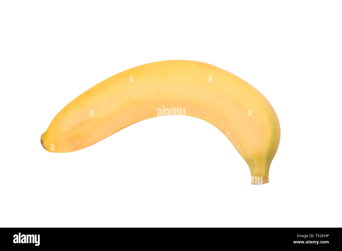 Yellow Banana Isolated Stock Photo - Alamy