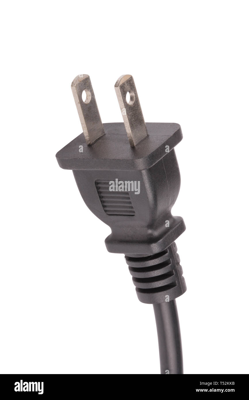 American Outlet Plug with Cord Isolated Stock Photo - Alamy