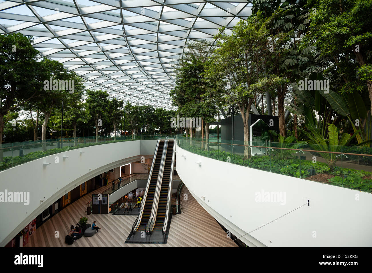 18.04.2019, Singapore, Republic of Singapore, Asia - View of the new ...