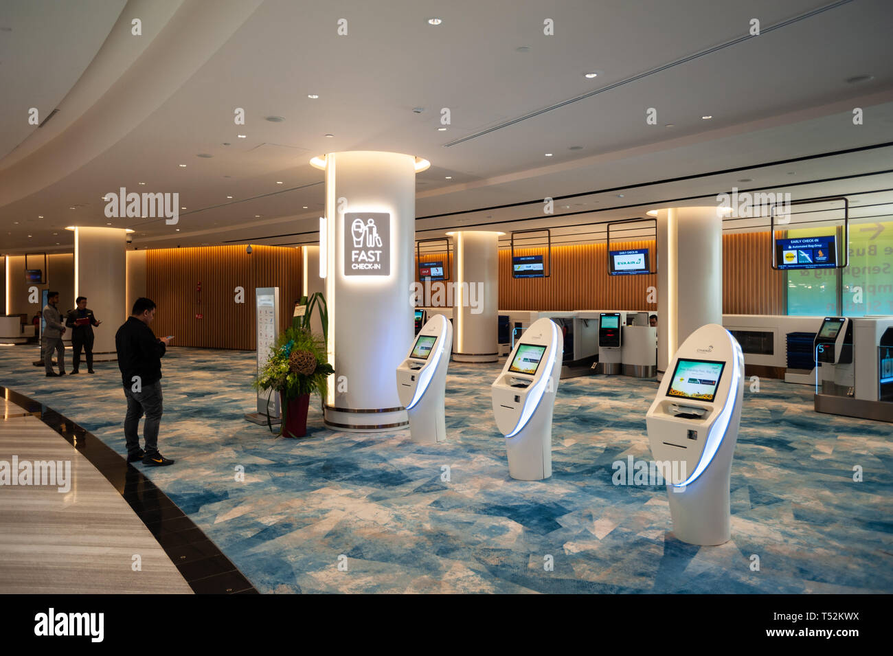 18.04.2019, Singapore, Republic of Singapore, Asia - View of the Fast ...