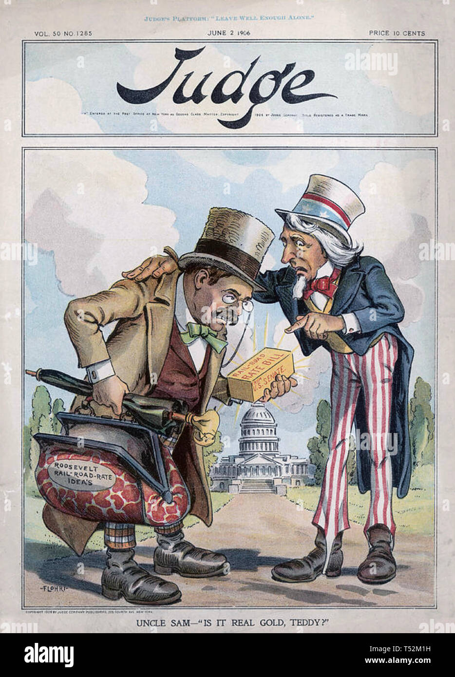 Judge magazine cartoon hi-res stock photography and images - Alamy