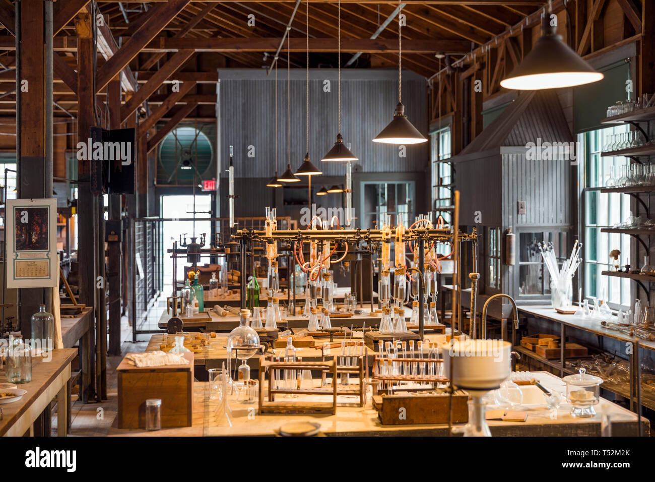 USA,Florida,Fort Myers, The Edison-Ford Winter Estates. Thomas Edison's ...