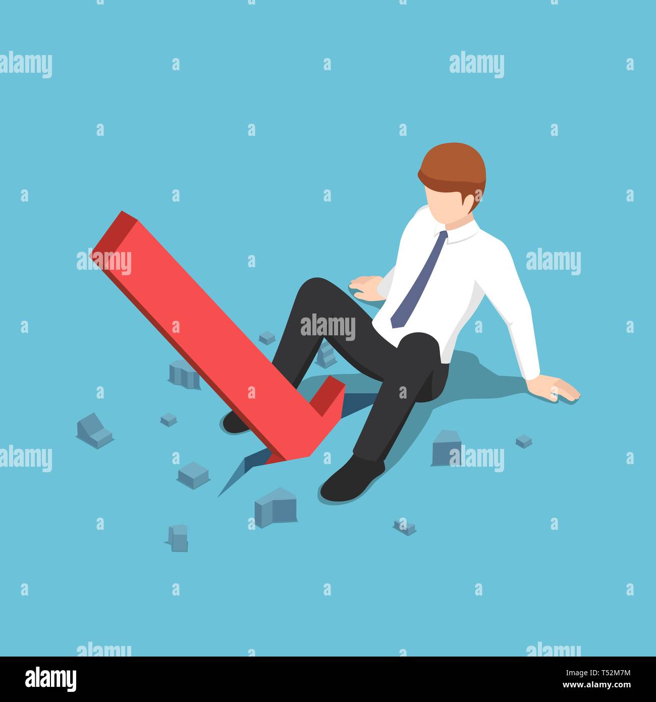 Stock market drop cartoon hi-res stock photography and images - Alamy