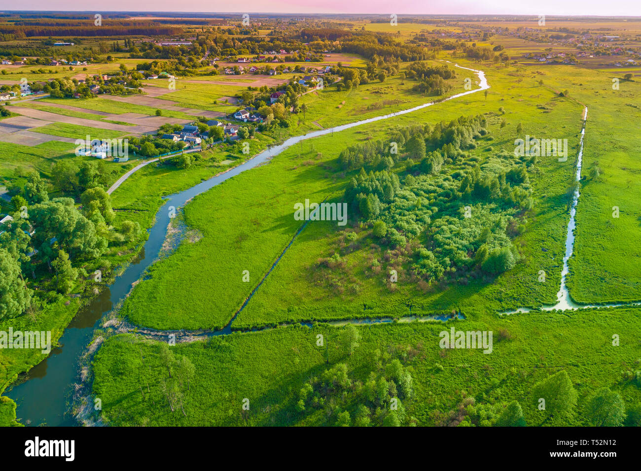 River ditches hi-res stock photography and images - Alamy