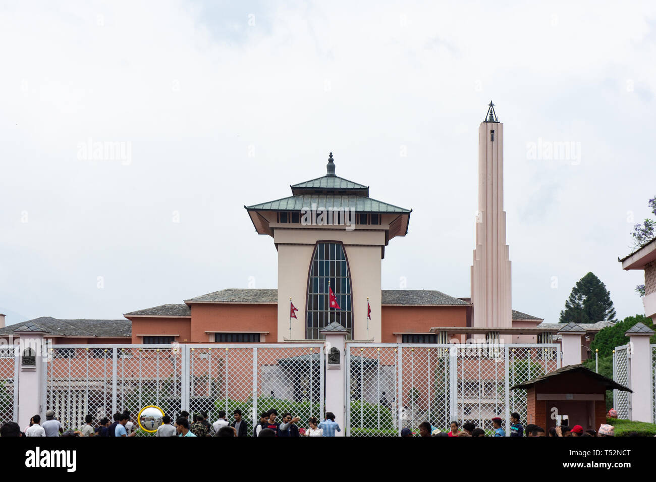 Kathmandu, Nepal - May 27, 2017: Narayanhiti palace and museum at ...