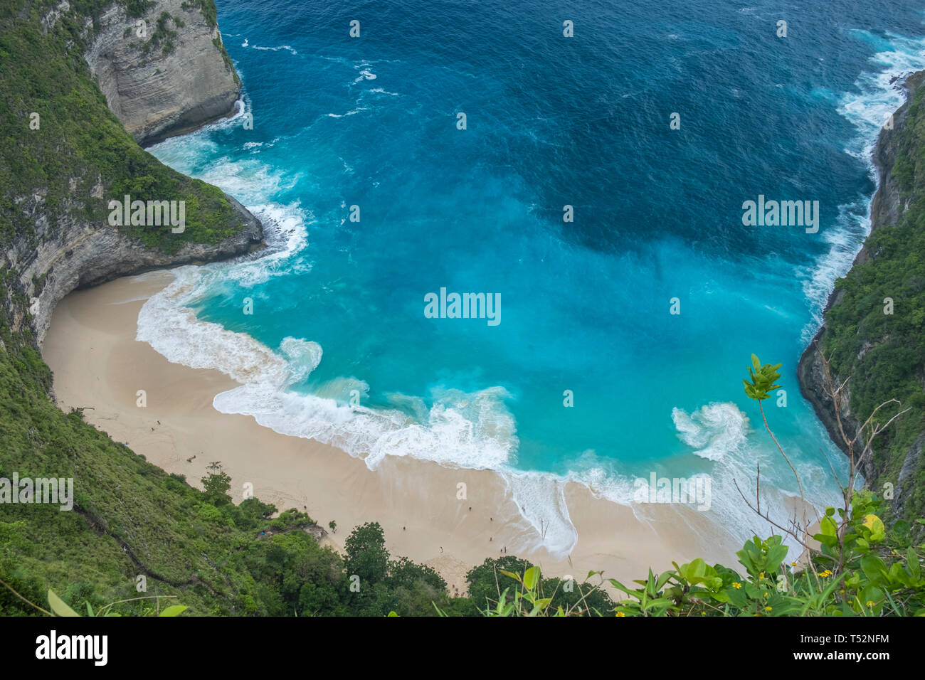 Kelingking Beach is a hidden beach in the village of Bunga Mekar, on ...