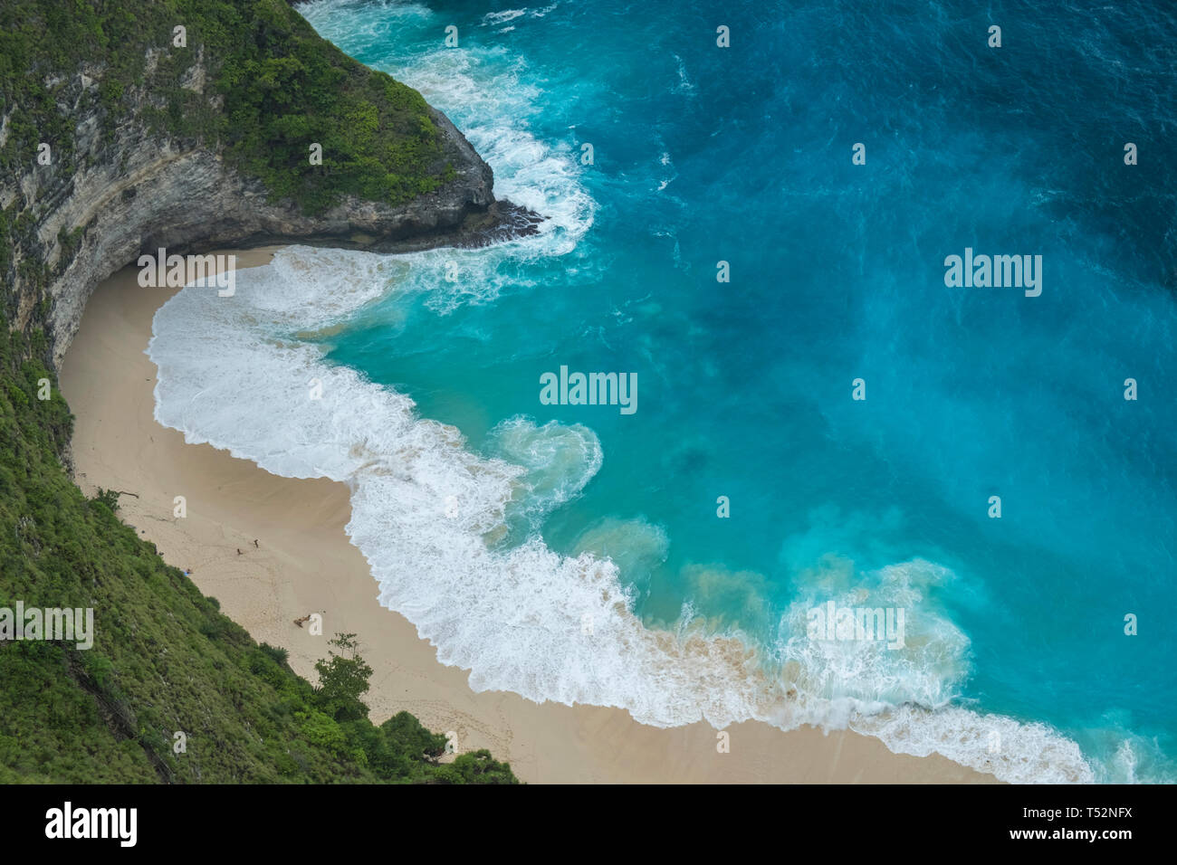 Kelingking Beach is a hidden beach in the village of Bunga Mekar, on ...