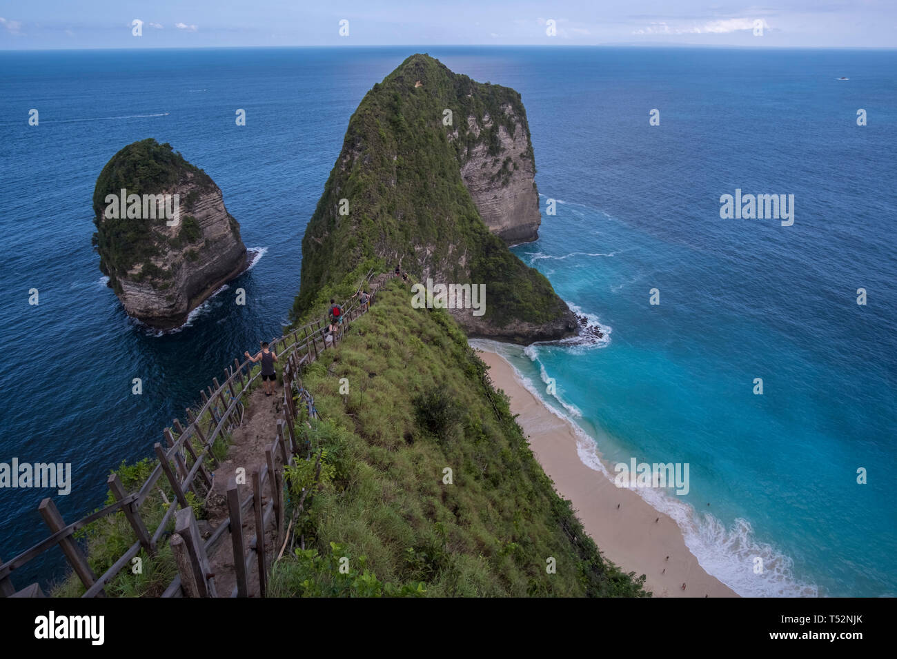 Kelingking Beach is a hidden beach in the village of Bunga Mekar, on ...