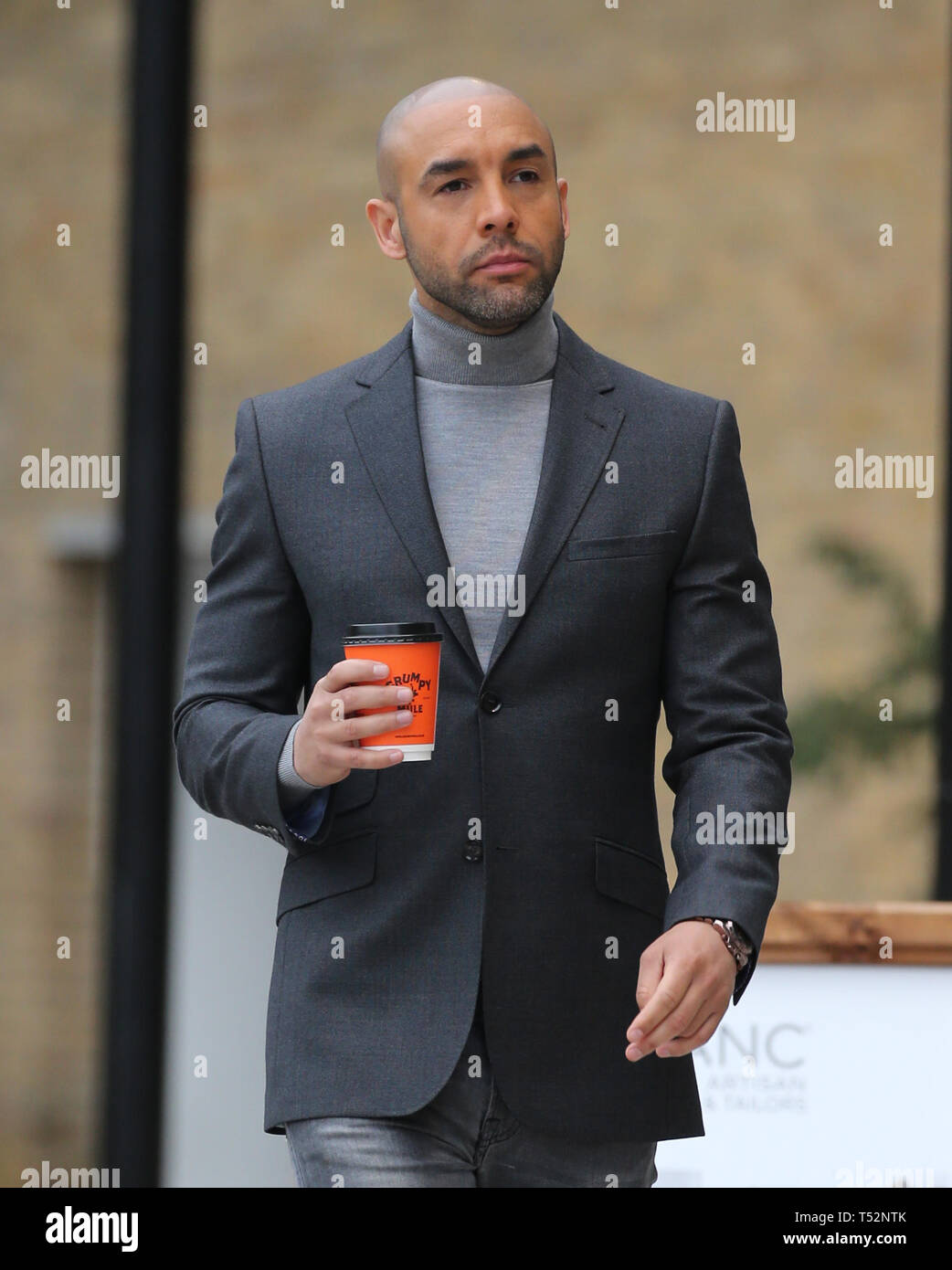 Alex Beresford outside ITV Studios Featuring: Alex Beresford Where ...