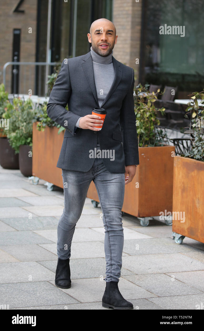 Alex Beresford outside ITV Studios Featuring: Alex Beresford Where ...