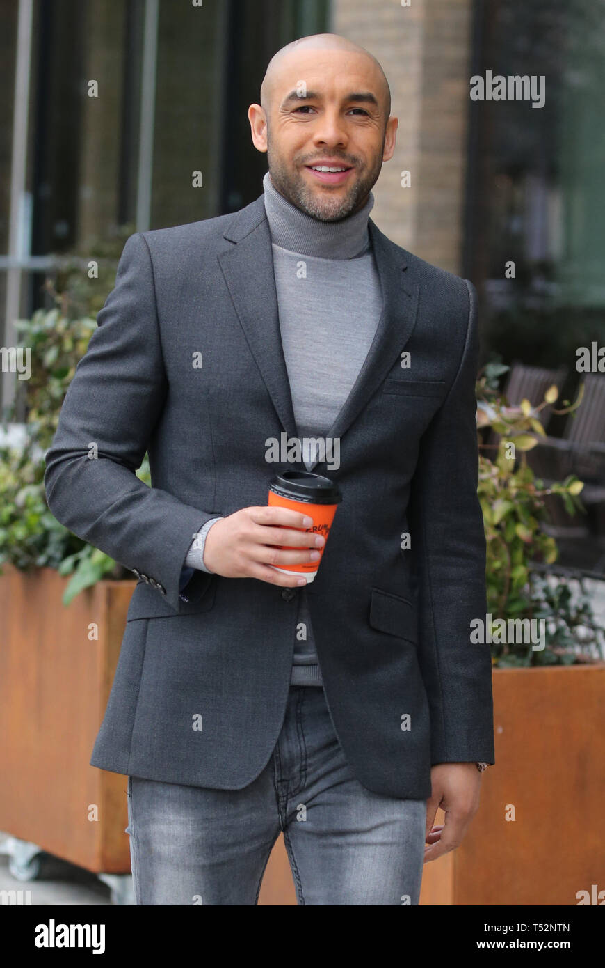 Alex Beresford outside ITV Studios Featuring: Alex Beresford Where ...